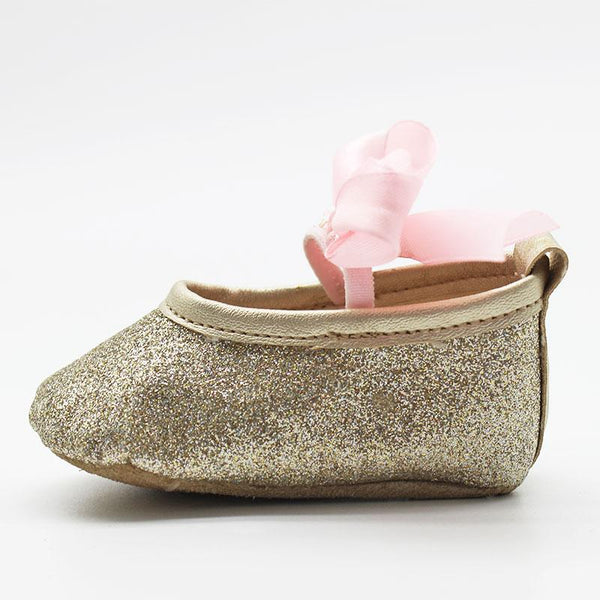 Baby Ballet Pumps | Glitter Gold - Turning Point - 0814545933